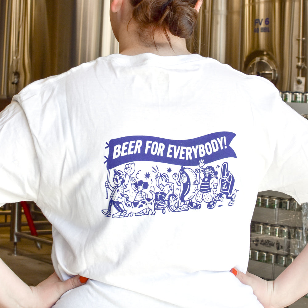B4E Parade Tee – Left Field Brewery