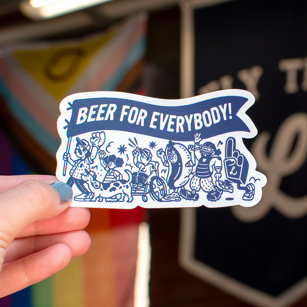 B4E Parade Sticker – Left Field Brewery